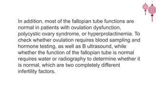 Can Normal Ovulation Indicate Your Fallopian Tubes Are Unobstructed? | PPTX