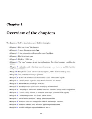 C++ annotations version | PDF