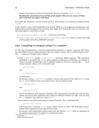 C++ annotations version | PDF