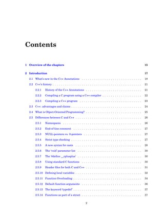 C++ annotations version | PDF