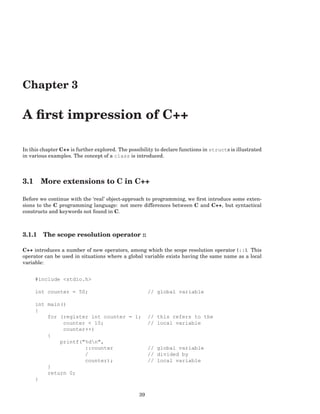 C++ annotations version | PDF