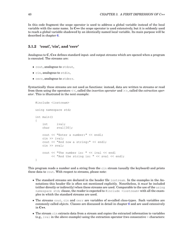 C++ annotations version | PDF