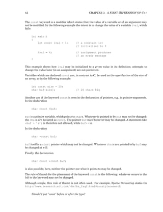 C++ annotations version | PDF