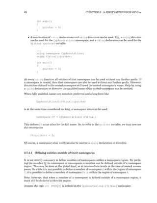 C++ annotations version | PDF