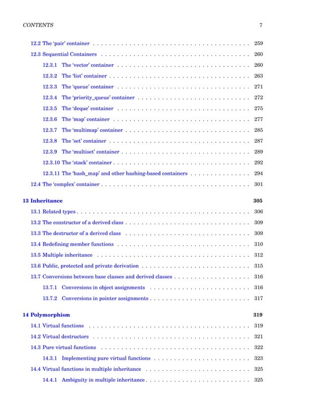 C++ annotations version | PDF