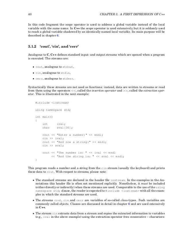 C++ annotations version
