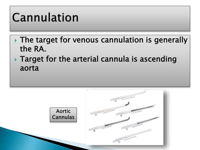 Cannulation and cardiopulmonary bypass. | PPTX