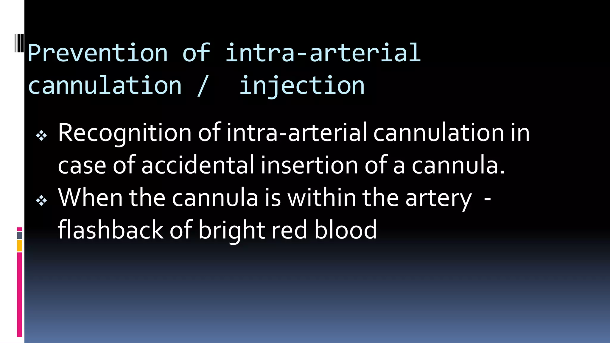 Cannulation and complications | PPTX