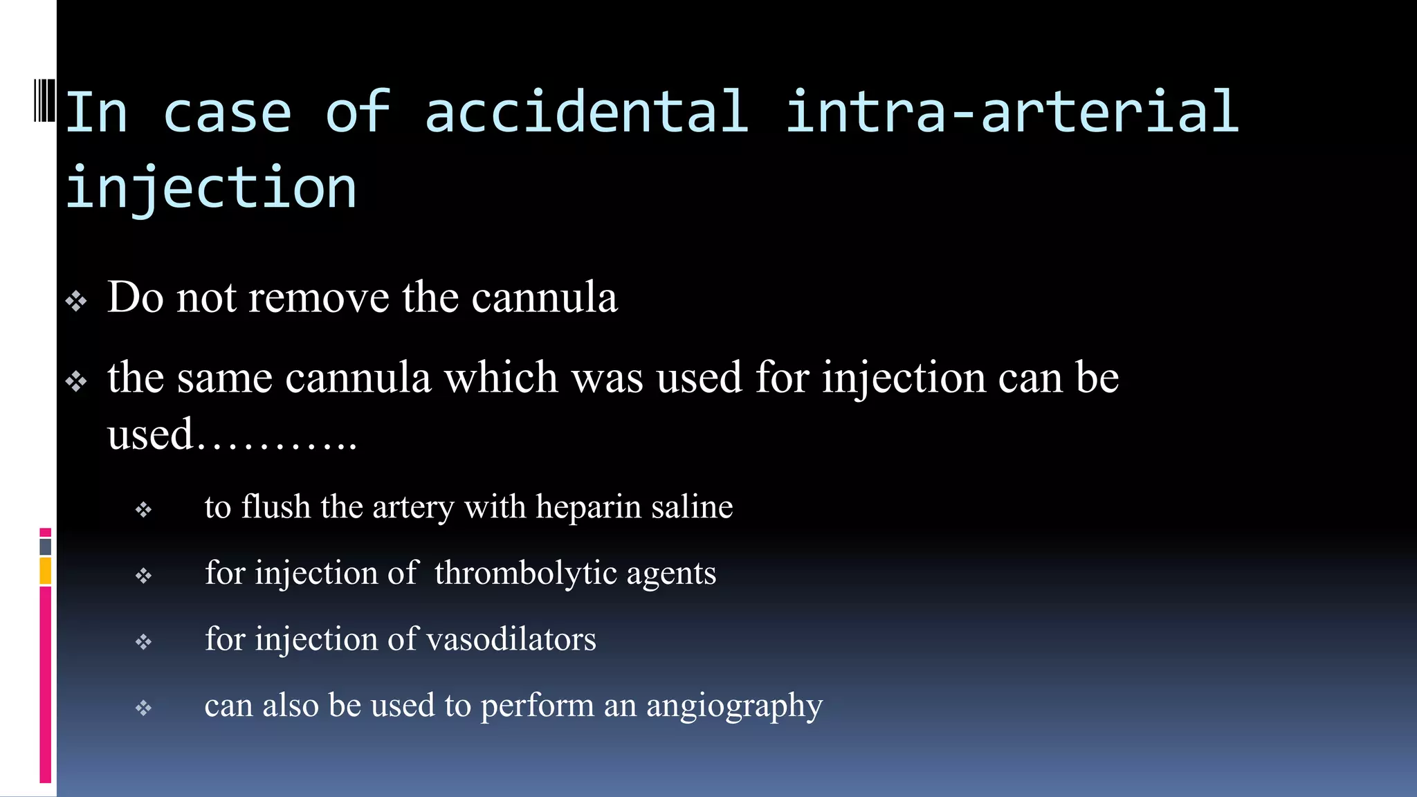 Cannulation and complications | PPTX