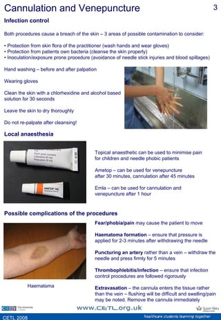 Cannulation venepuncture print | PDF | Blood Disorders | Diseases and ...