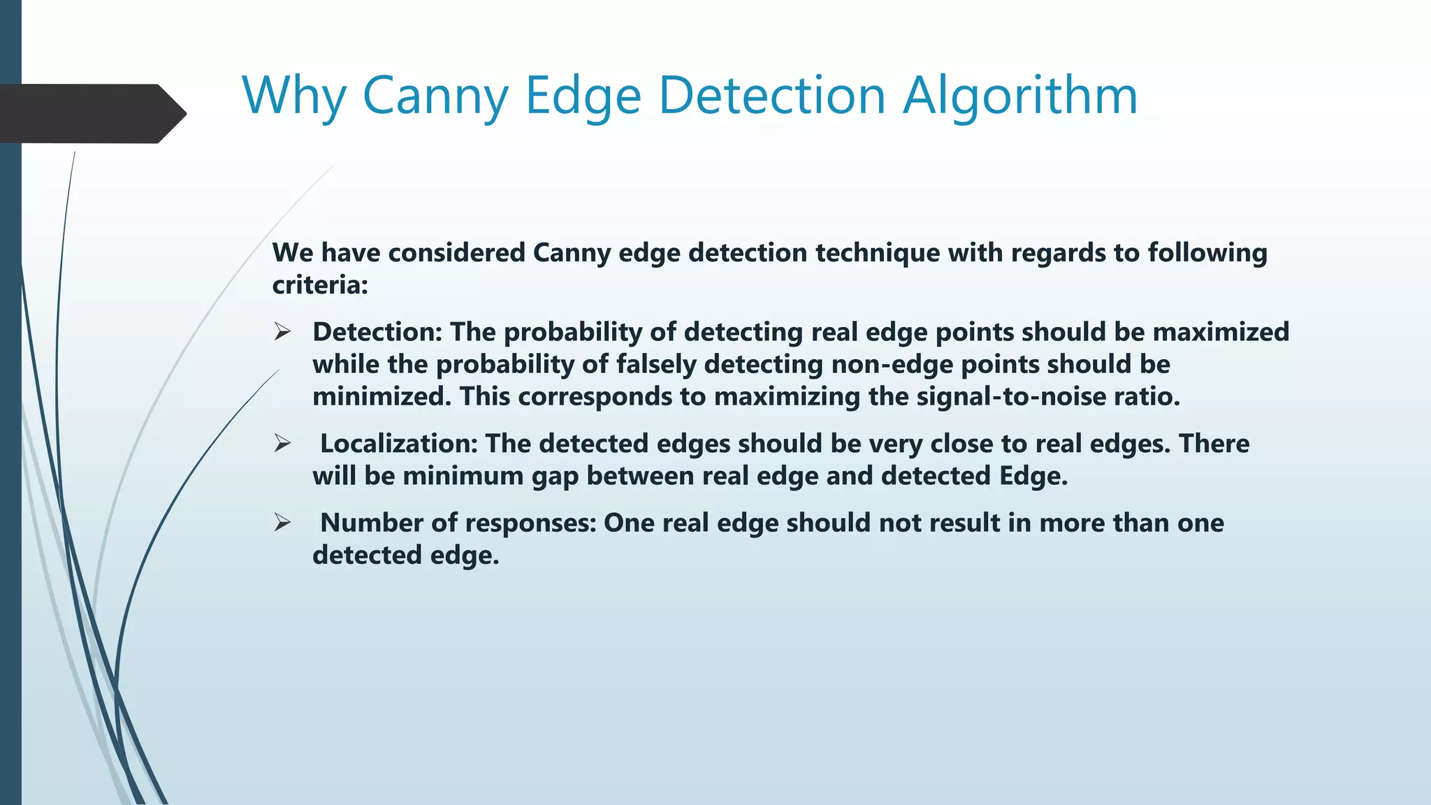 Canny Edge Detection | PPTX | 3-D Graphics | Computer Software and Applications