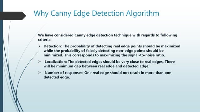 Canny Edge Detection | PPTX | 3-D Graphics | Computer Software and Applications