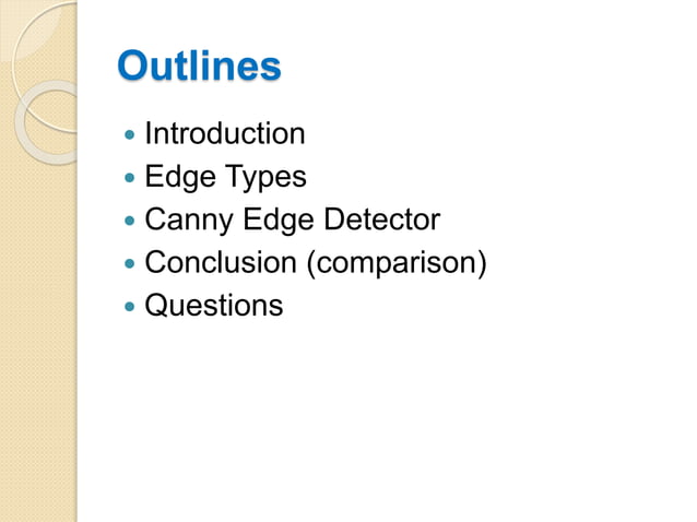Canny Edge Detection Pptx