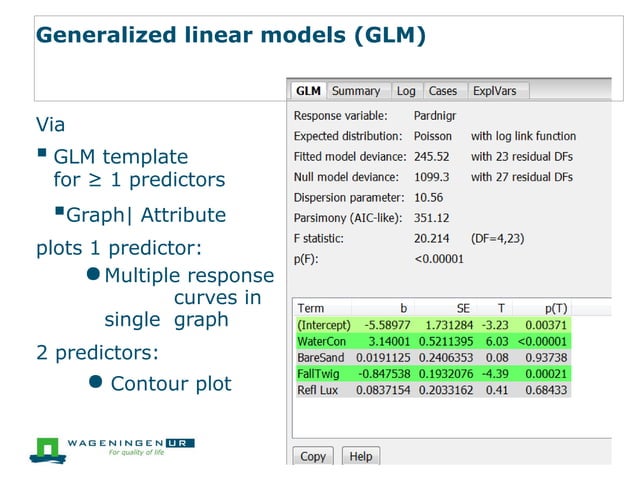 Introduction To Canoco Software For Multivariate Data Analysis Ppt