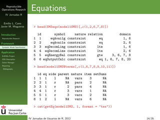 Reproducible Operations Research. An Application to Energy Systems Optimization | PPT