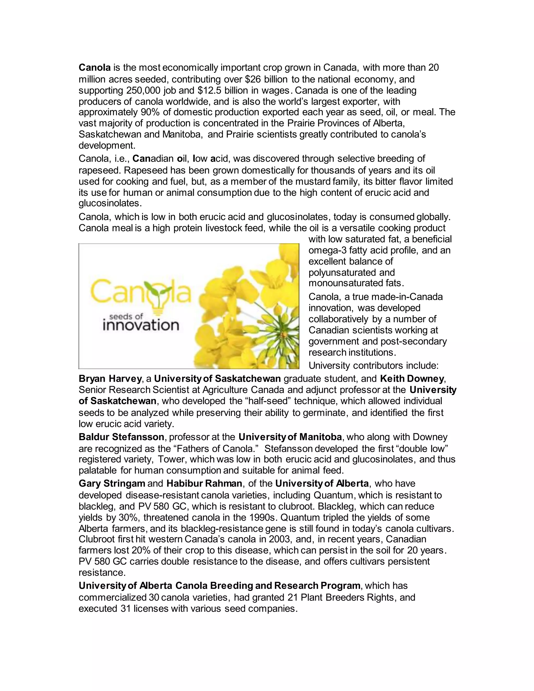 Canola | DOCX
