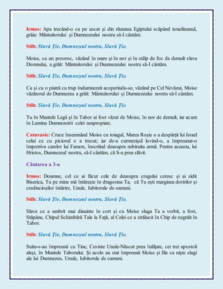 Canon de rugăciune la praznicul Schimbării la Faţă a Domnului | PDF