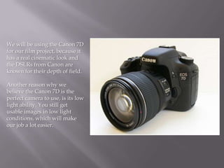 Canon 7d | PPTX
