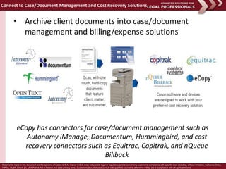 Canon E Copy Legal Presentation | PPTX | Desktop Publishing | Computer ...