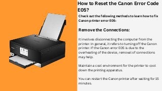 Canon Error Code E05.pptx