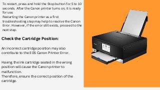 Canon Error Code E05.pptx