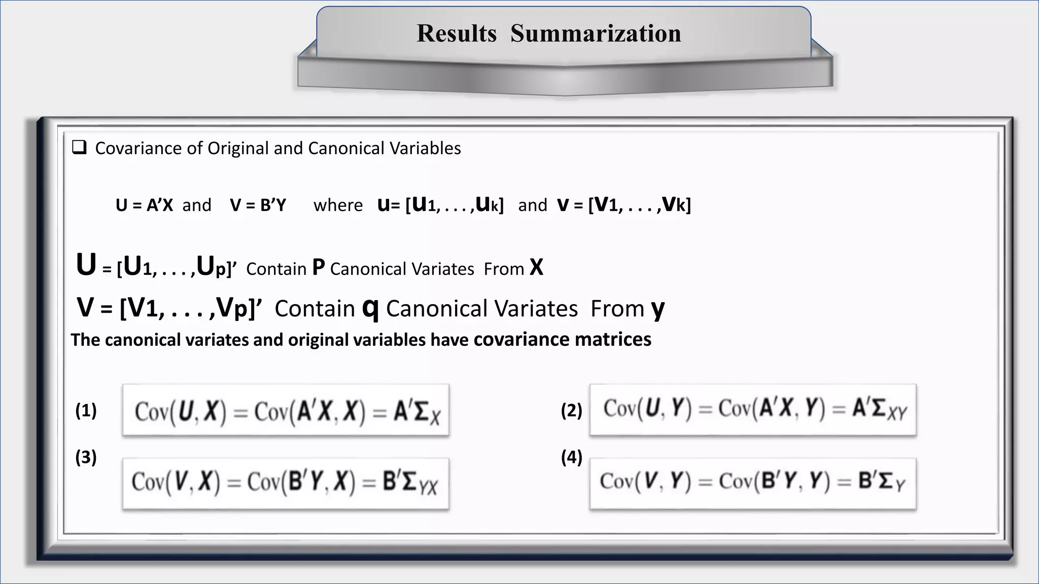 Canonical Correlation Analysis Pptx