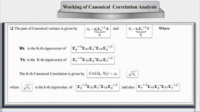 Canonical Correlation Analysis Pptx
