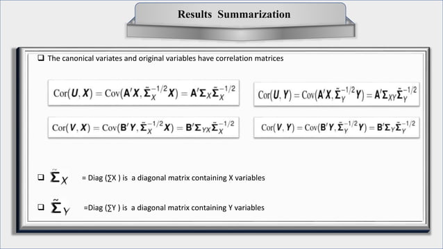 Canonical Correlation Analysis Pptx