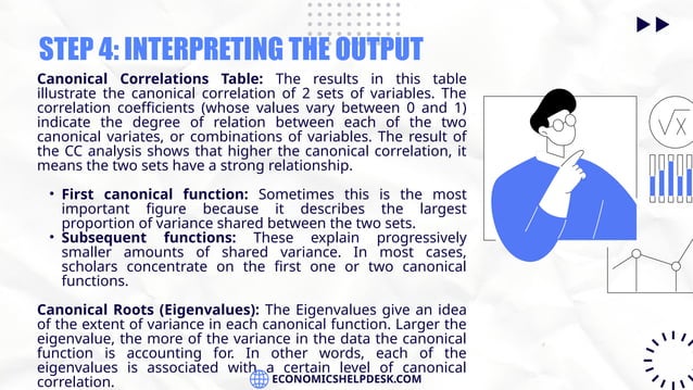 Canonical Correlation in SPSS - Merging Multiple Variables for Deeper Insights | PPTX | Physics ...