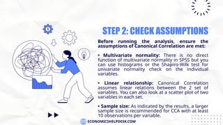 Canonical Correlation in SPSS - Merging Multiple Variables for Deeper Insights | PPTX | Physics ...