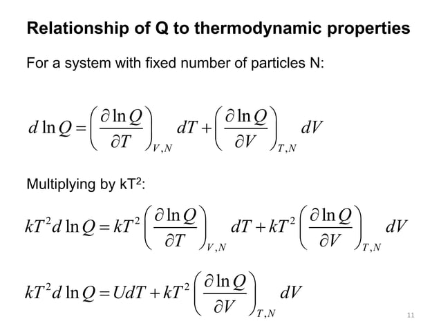 Canonical Partition Function Parameters.ppt