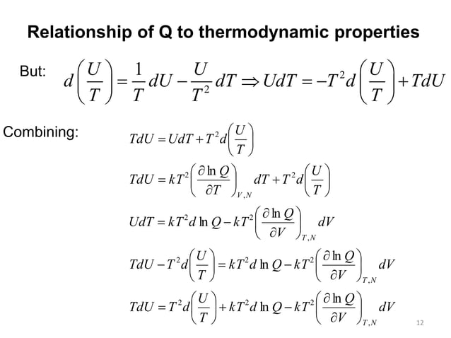 Canonical Partition Function Parameters.ppt