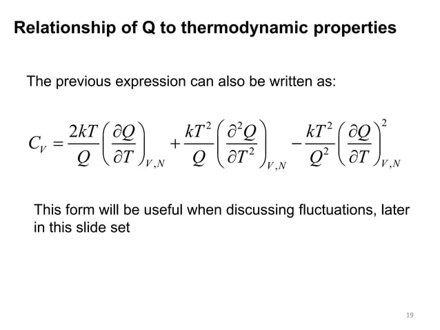 Canonical Partition Function Parameters.ppt