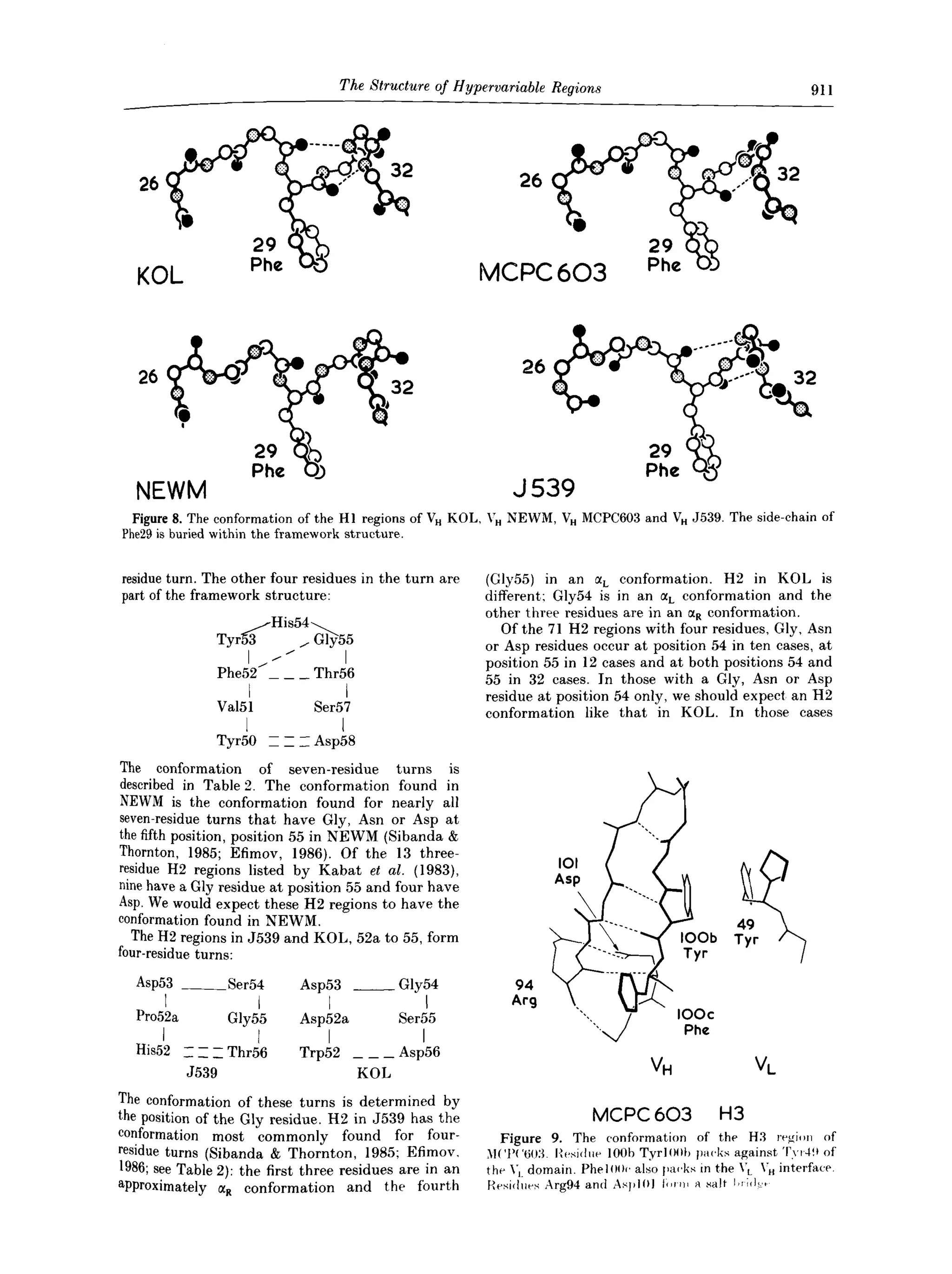 Canonical structures for the hypervariable regions of immunoglobulins | PDF