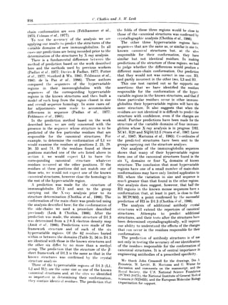 Canonical structures for the hypervariable regions of immunoglobulins | PDF