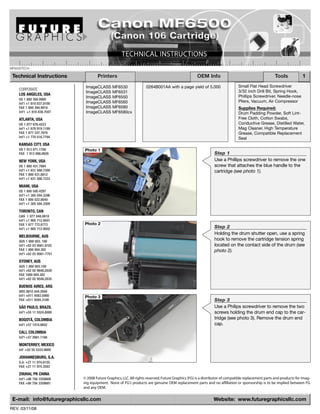 Canon mf6500 | PDF