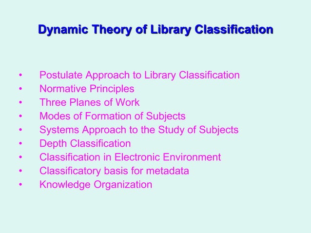 Canon of classification | PPT