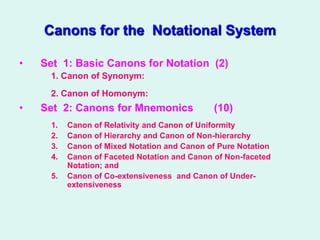 Canon of classification | PPT