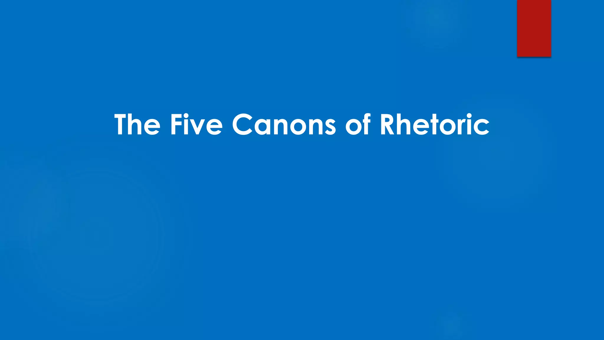 Canon of invention | PPTX