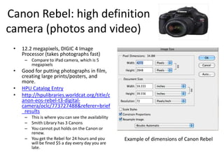 Canon Rebel DSLR | PPT