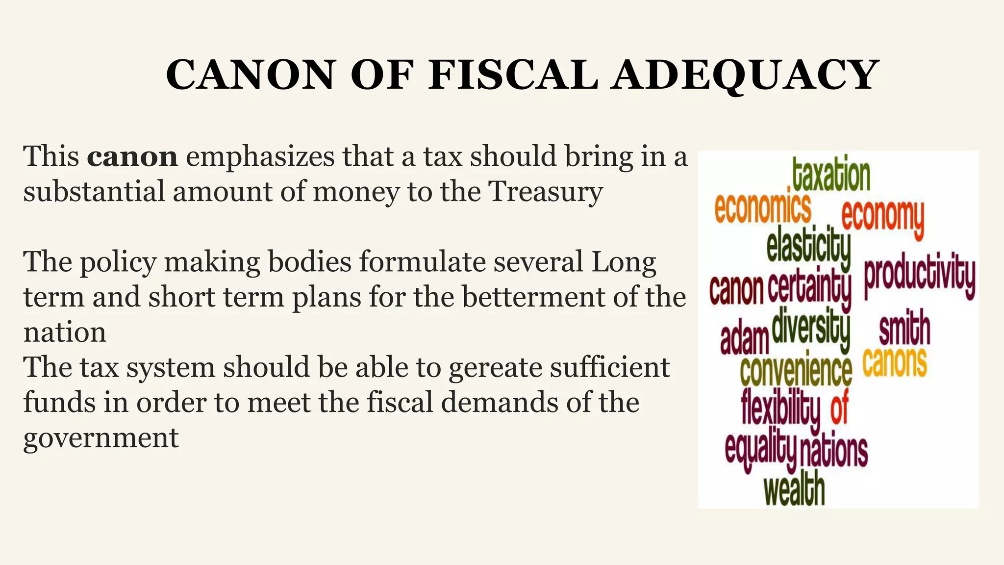 Canons of taxation | PPT