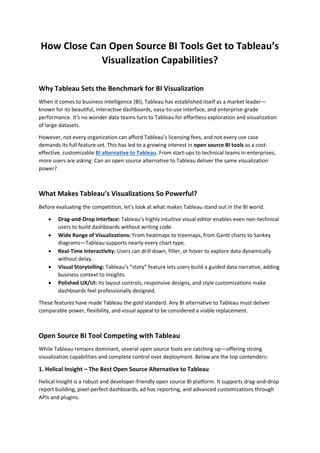 Can open source BI tools match Tableau’s visualization capabilities.pdf