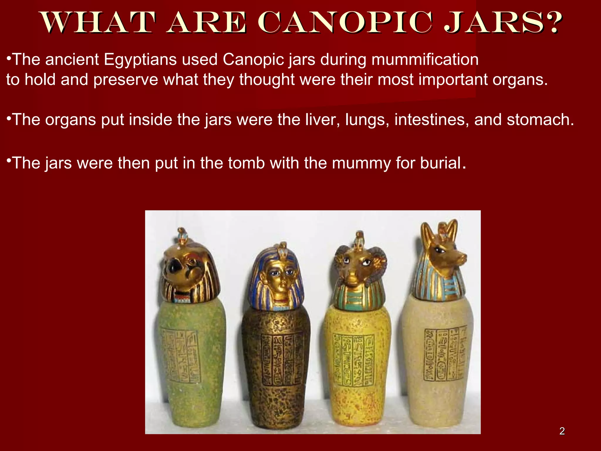 Canopic jars | PPT