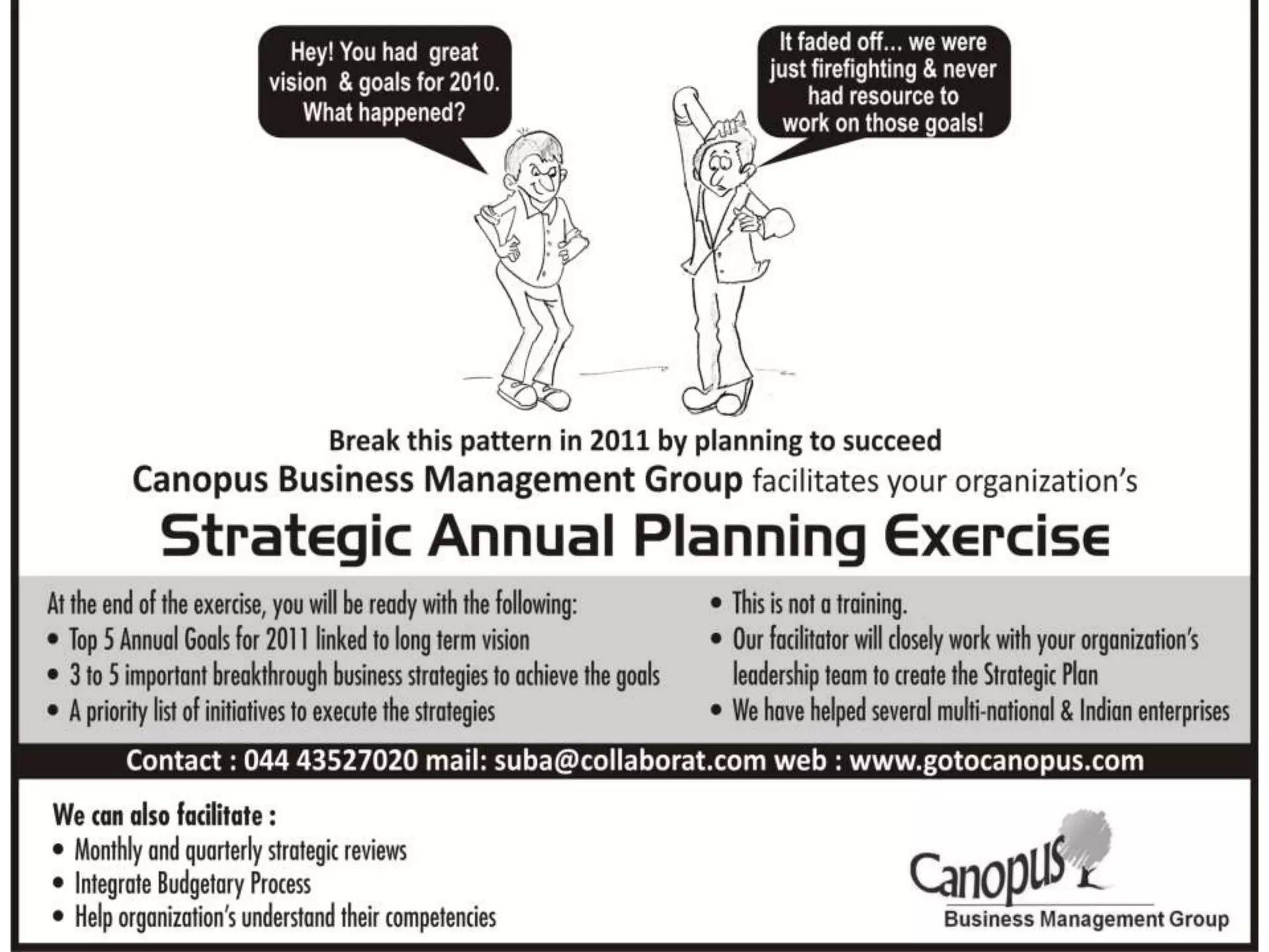 Strategic Annual Planning Exercise | PPTX