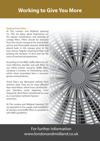 Canopy & Extraction Cleaning - specialists in commercial kitchen ...