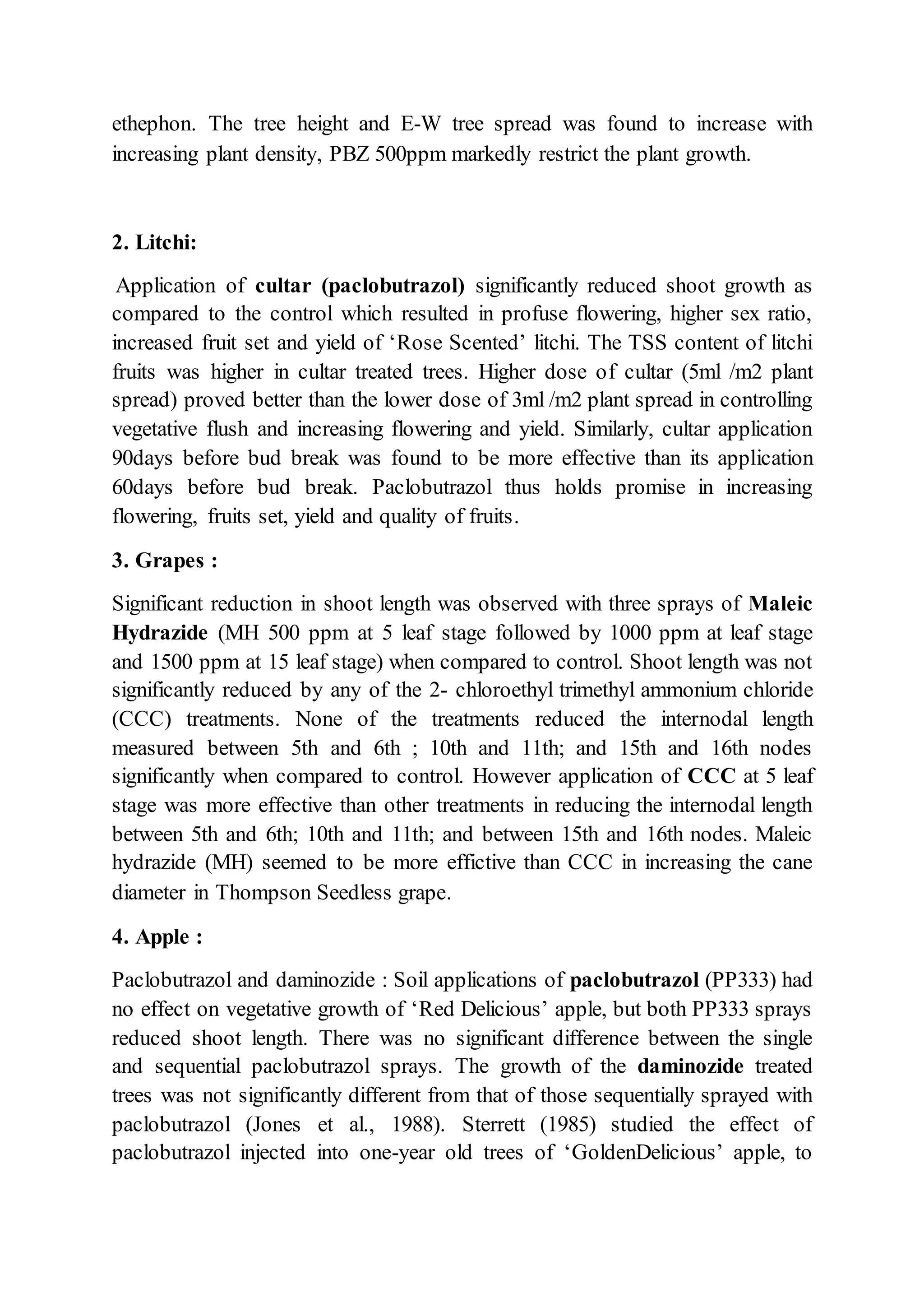 Canopy management through plant growth inhibitors | DOCX