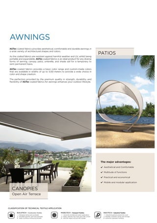 CANOPY MEMBRANE INDONESIA - CATALOGUE AGTEX | PDF