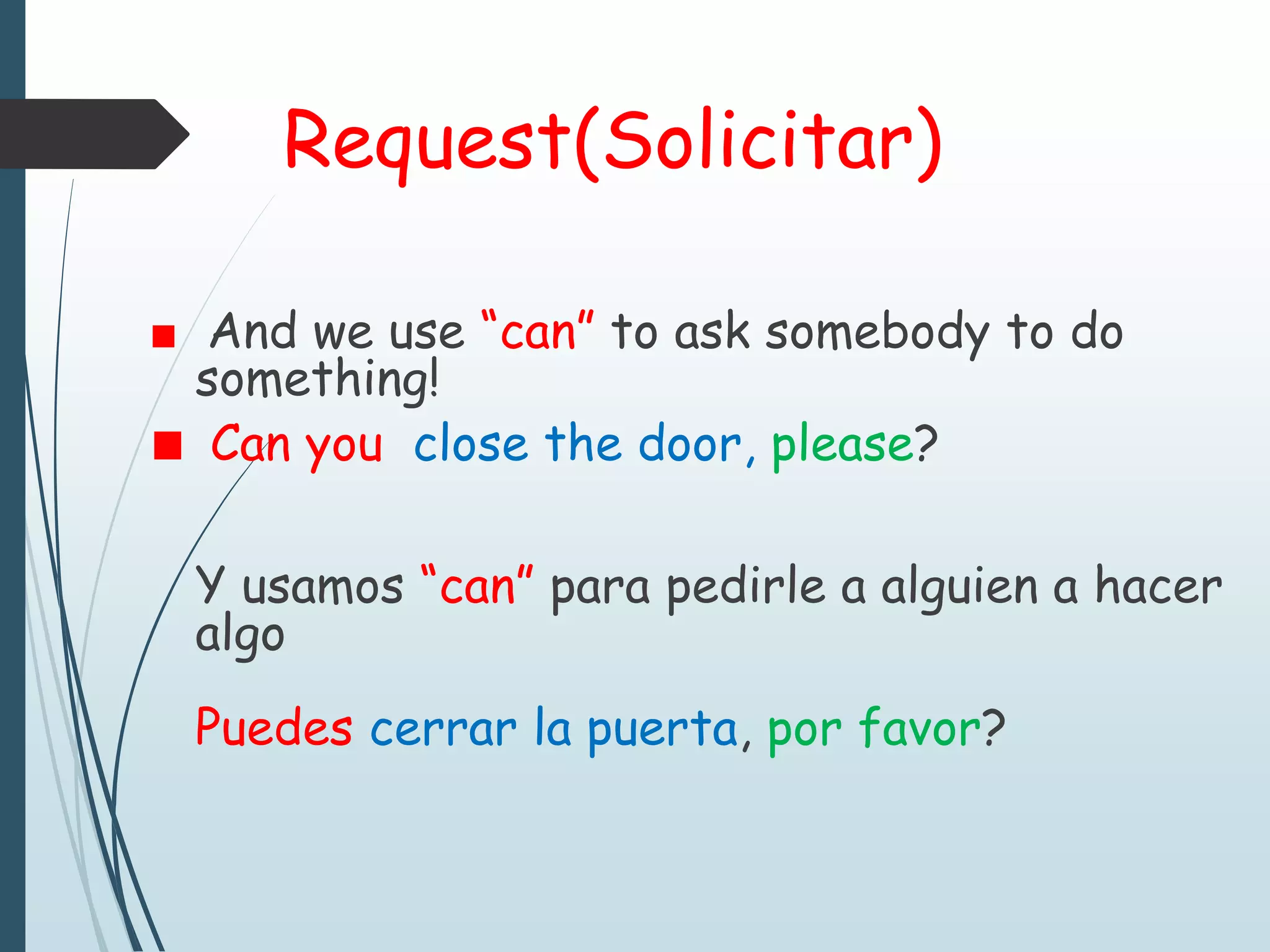 3 básicos Uso de "Can or can't" | PPTX