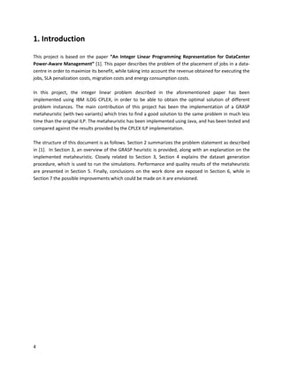 An Integer Programming Representation for Data Center Power-Aware Management - Report | PDF ...