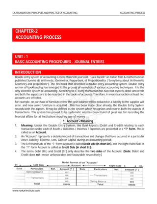 CA NOTES ON ACCOUNTING PROCESS | PDF | Business Accounting & Finance ...